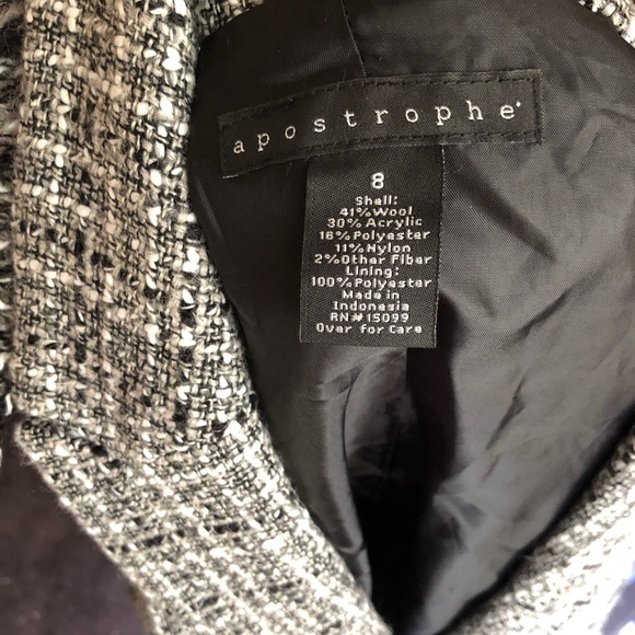 Apostrophe | Jackets & Coats | Apostrophe Tweed Jacket Blazer | Poshmark